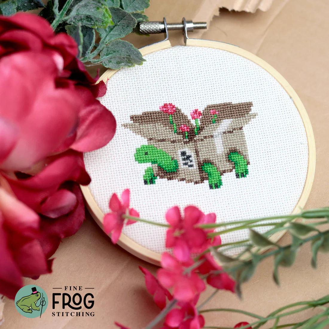 Box Turtle - Fine Frog Stitching - Cross Stitch Pattern – The Starlight Stitchery
