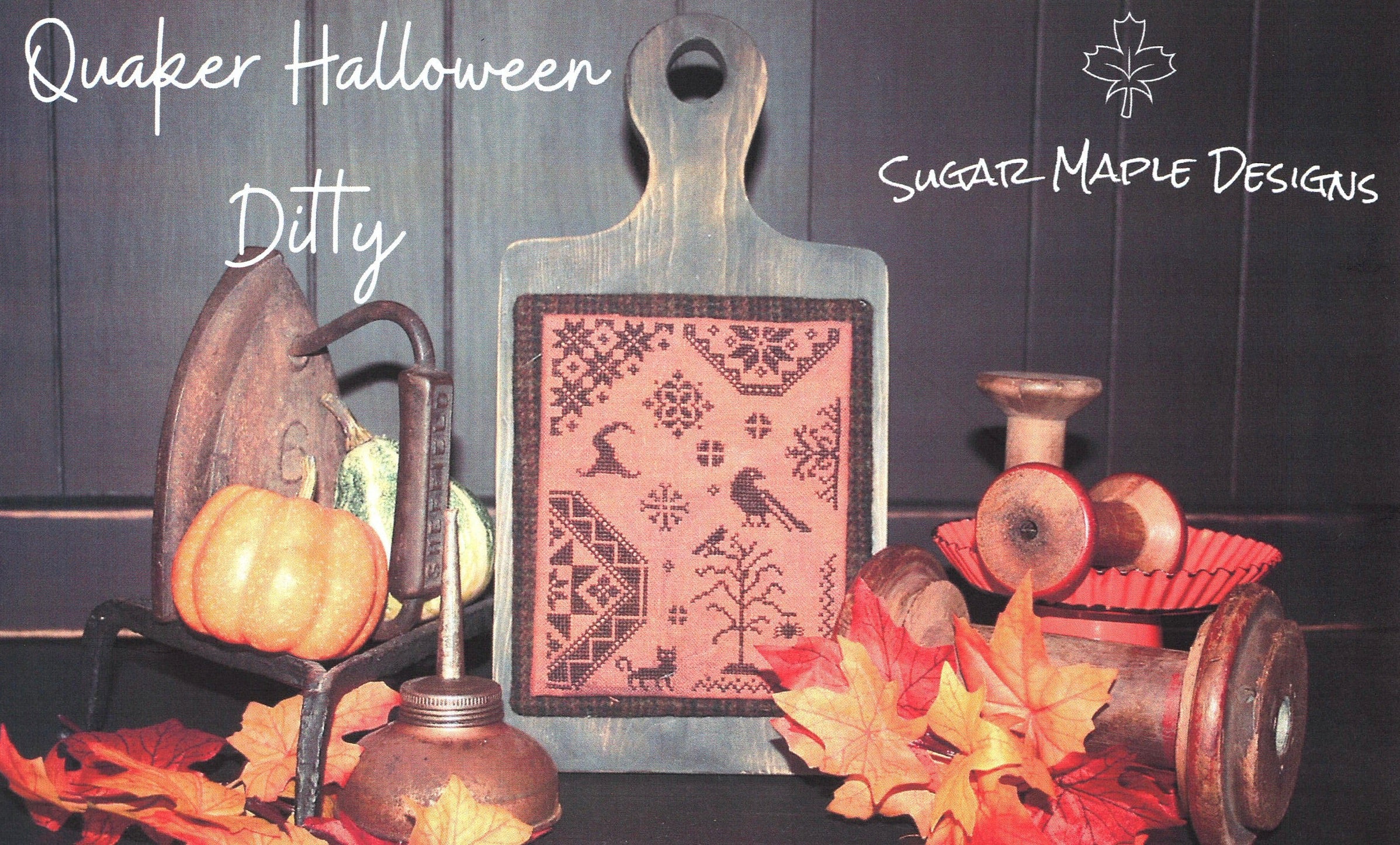 Quaker Halloween Ditty - Sugar Maple Designs - Cross Stitch Pattern