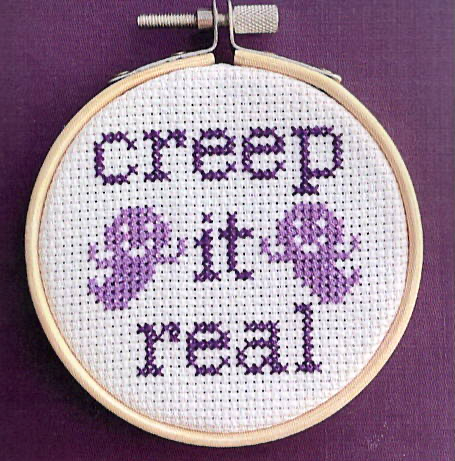 Creep It Real (Light) - Spot Colors - Cross Stitch Kit – The Starlight ...