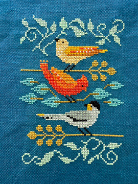 Peek a Boo Birds - Robin Pickens Inc – The Starlight Stitchery