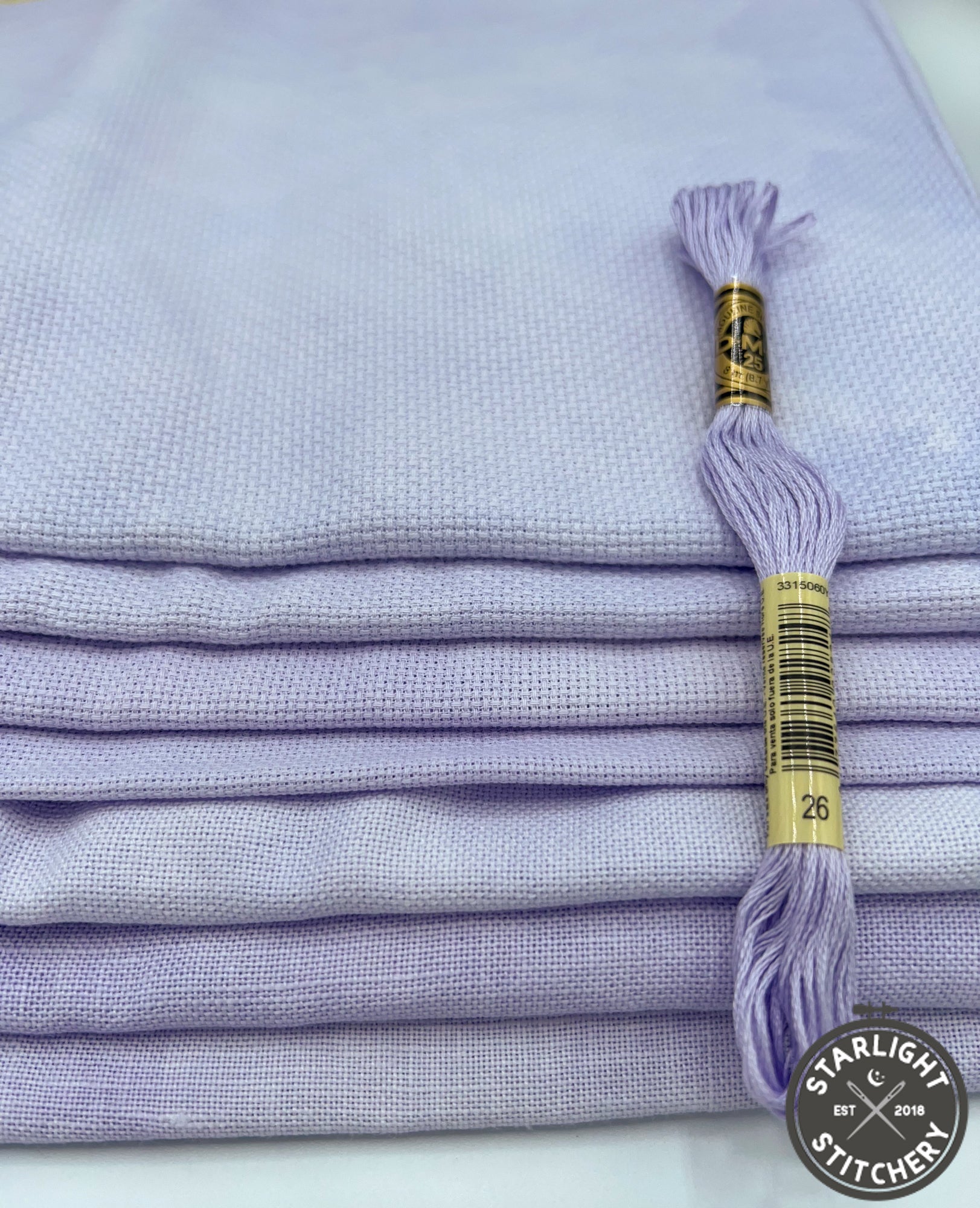 "Violet Fizz" Atomic Ranch Fabrics - Hand Dyed Cross Stitch Fabric