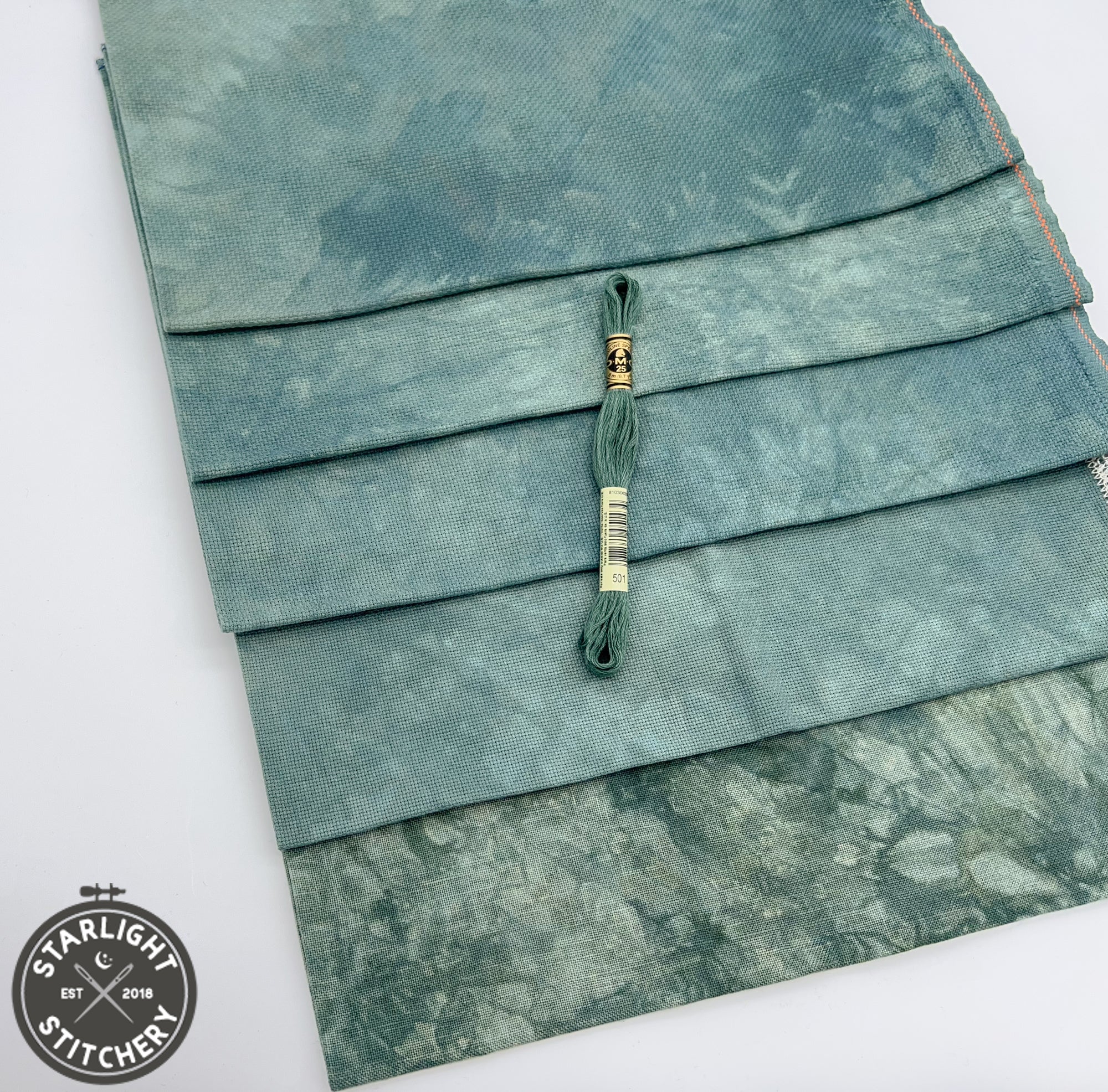 "Juniper" Atomic Ranch Fabrics - Hand Dyed Cross Stitch Fabric