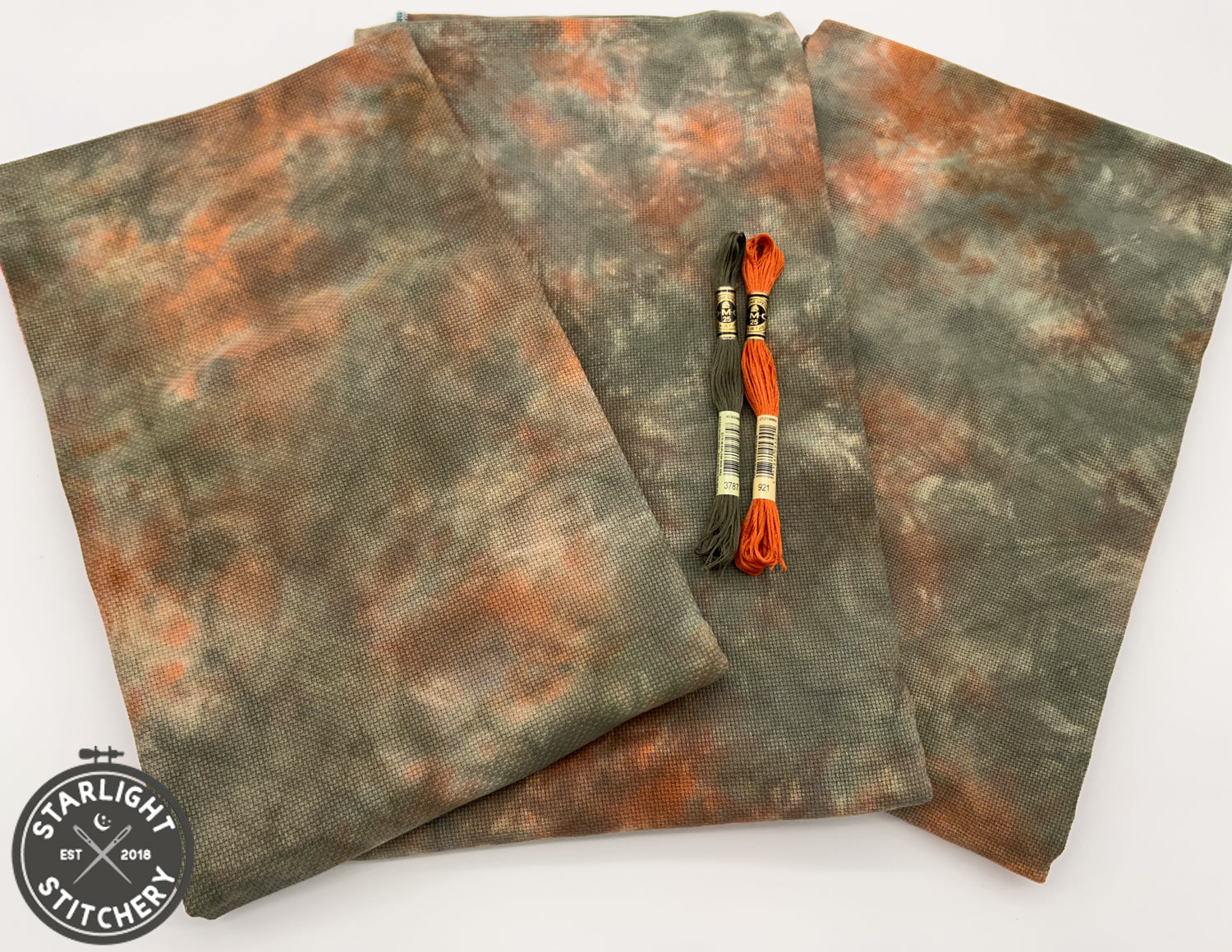 "Fall" Hand Dyed Cross Stitch Fabric - BeStitchMe – The Starlight Stitchery