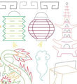 Chinatown Small Pack - Sublime Stitching - Embroidery Pattern