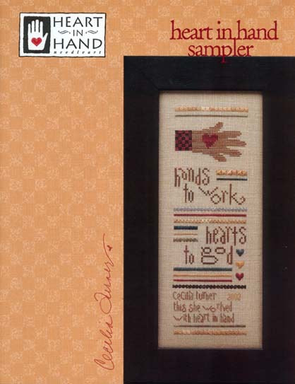 Heart in Hand Sampler - Heart in Hand - Cross Stitch Pattern – The ...