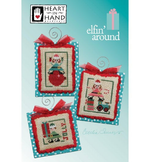 Elfin' Around - Heart in Hand - Cross Stitch Pattern – The Starlight ...