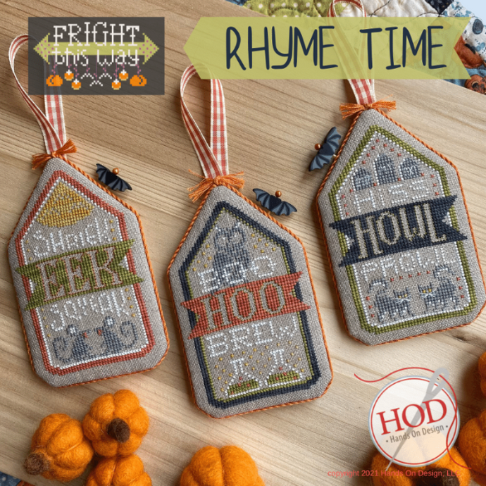 Rhyme Time (Fright This Way #2) - Hands On Design - Cross Stitch Patte ...