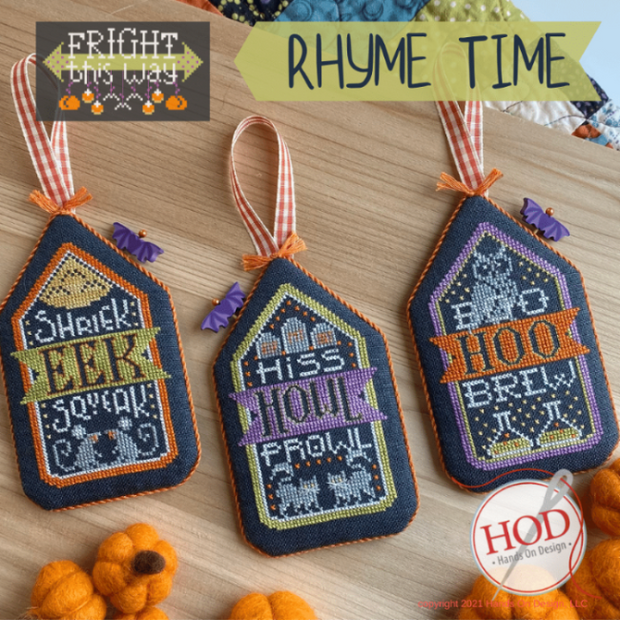 Rhyme Time (Fright This Way #2) - Hands On Design - Cross Stitch Patte ...